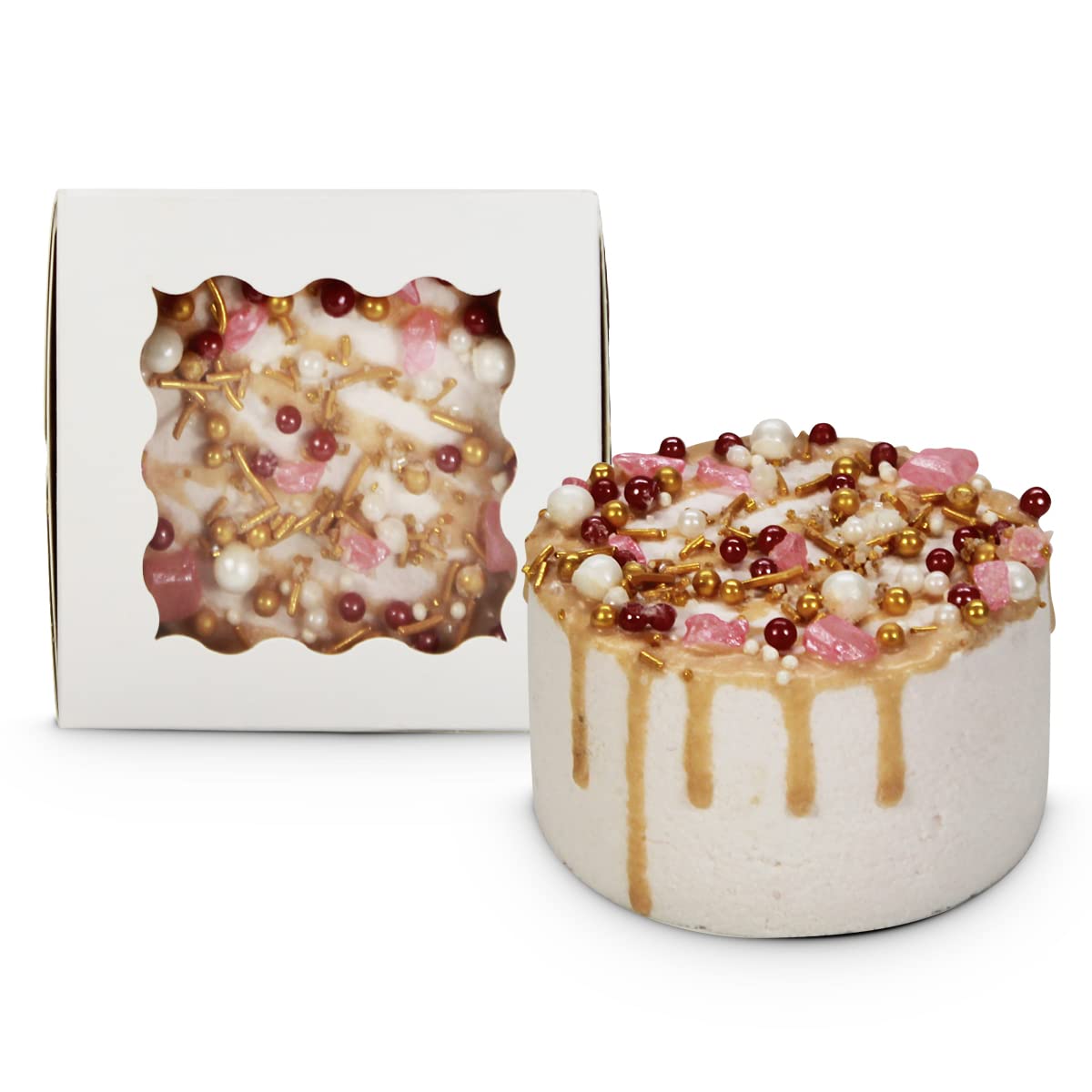 Amazon.com : Birthday Cake Bath Bomb Gift Set 13 oz Each XXL Ultra ...