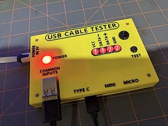 USB Cable Tester, 3-in-1 Data Wire Test Fixture Precise Charging Test ...