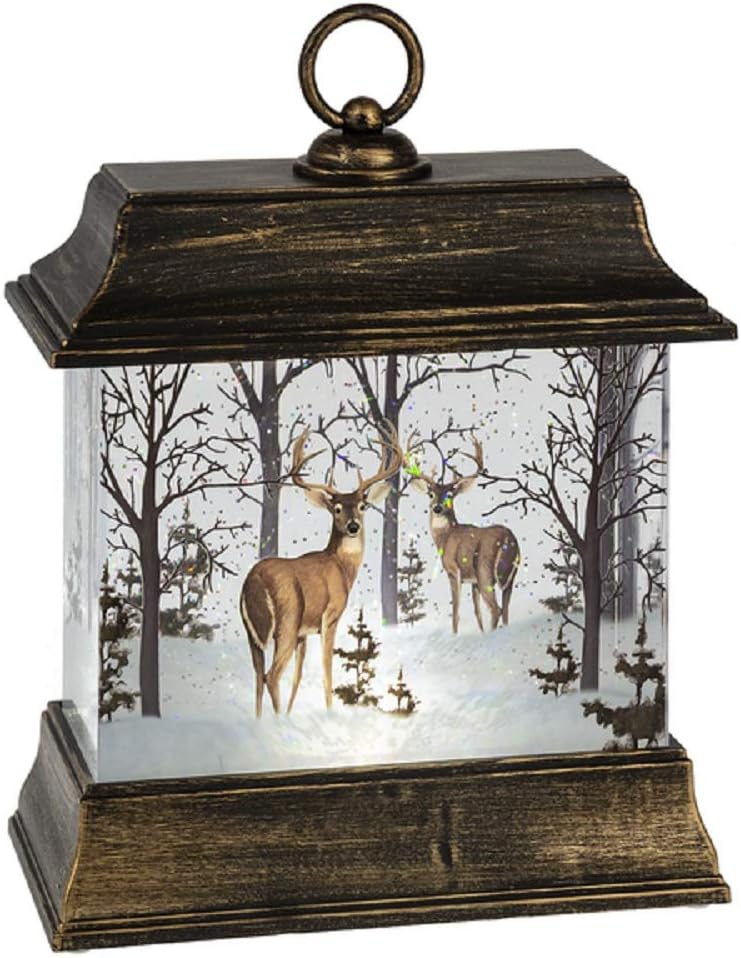 Amazon.com: Midwest Lighted LED Shimmer Deer Lantern (166079) : Home ...