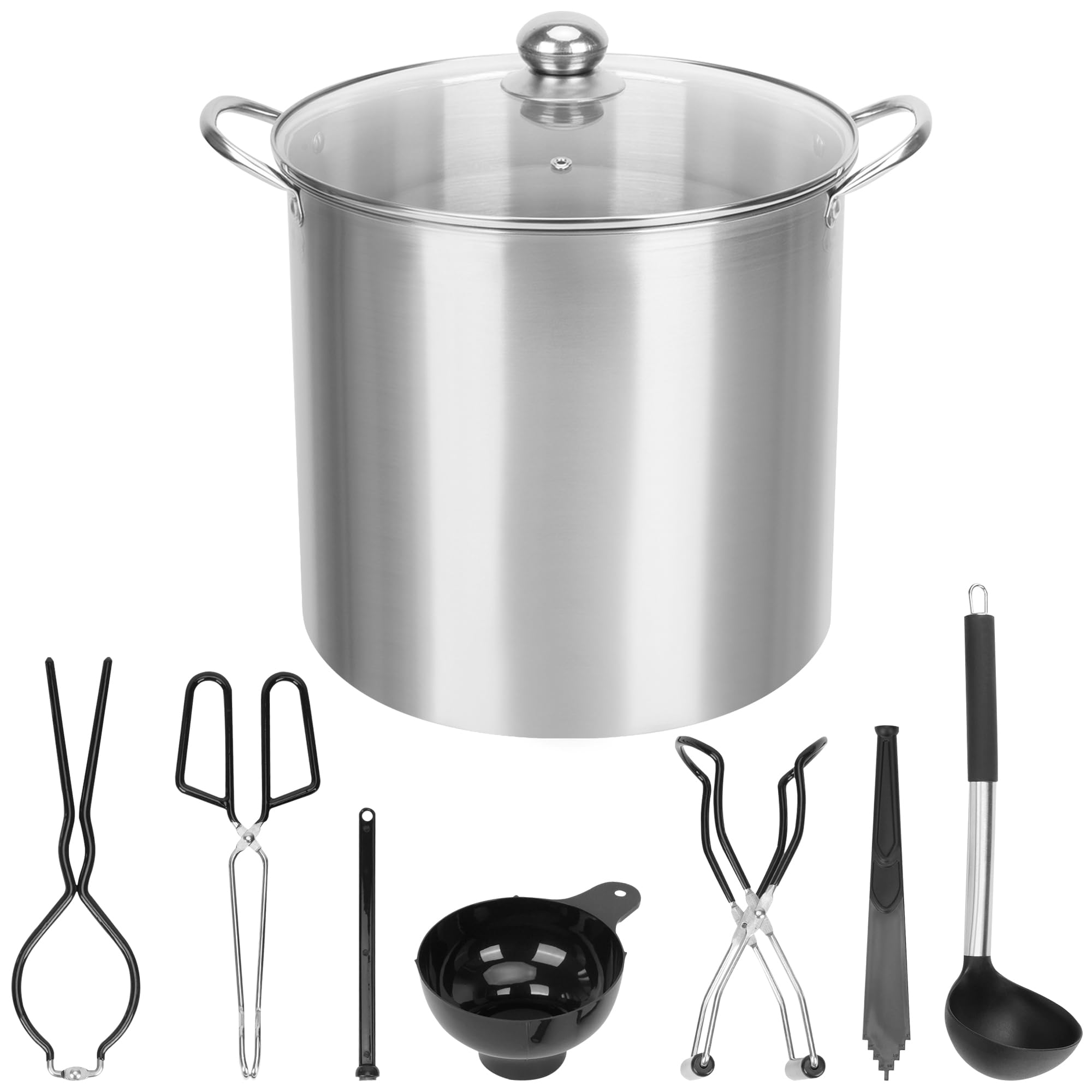 Snapklik.com : Gtouse 21.5 Quart Stainless Steel Canning Pot