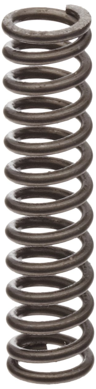 Music Wire Compression Spring, 0.24" OD x 0.035" Wire Size x 1" Free ...