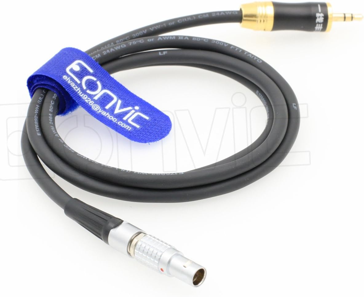Amazon.com: Eonvic 0B 5pin Male to 3.5mm Audio Timecode Cable for Sound ...