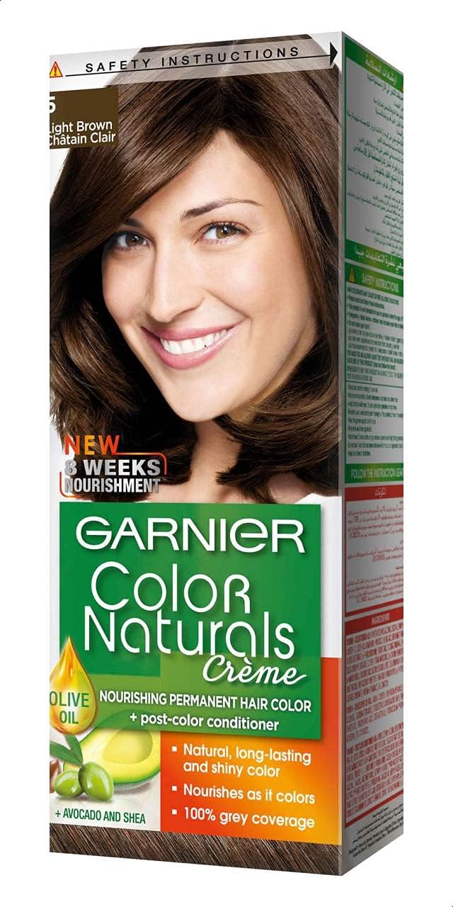 Garnier Color Naturals Hair Color - 5 Light Brown: Buy Online at Best ...