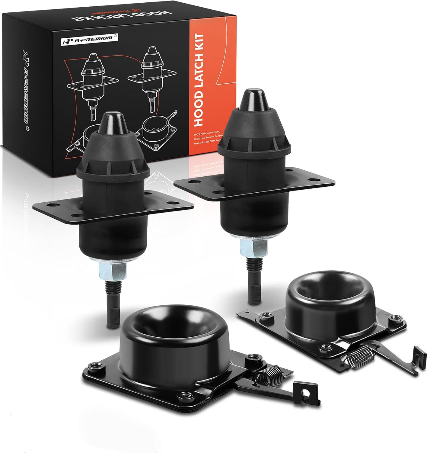 Amazon.com: A-Premium Hood Release Latch Set Compatible with Volvo ...