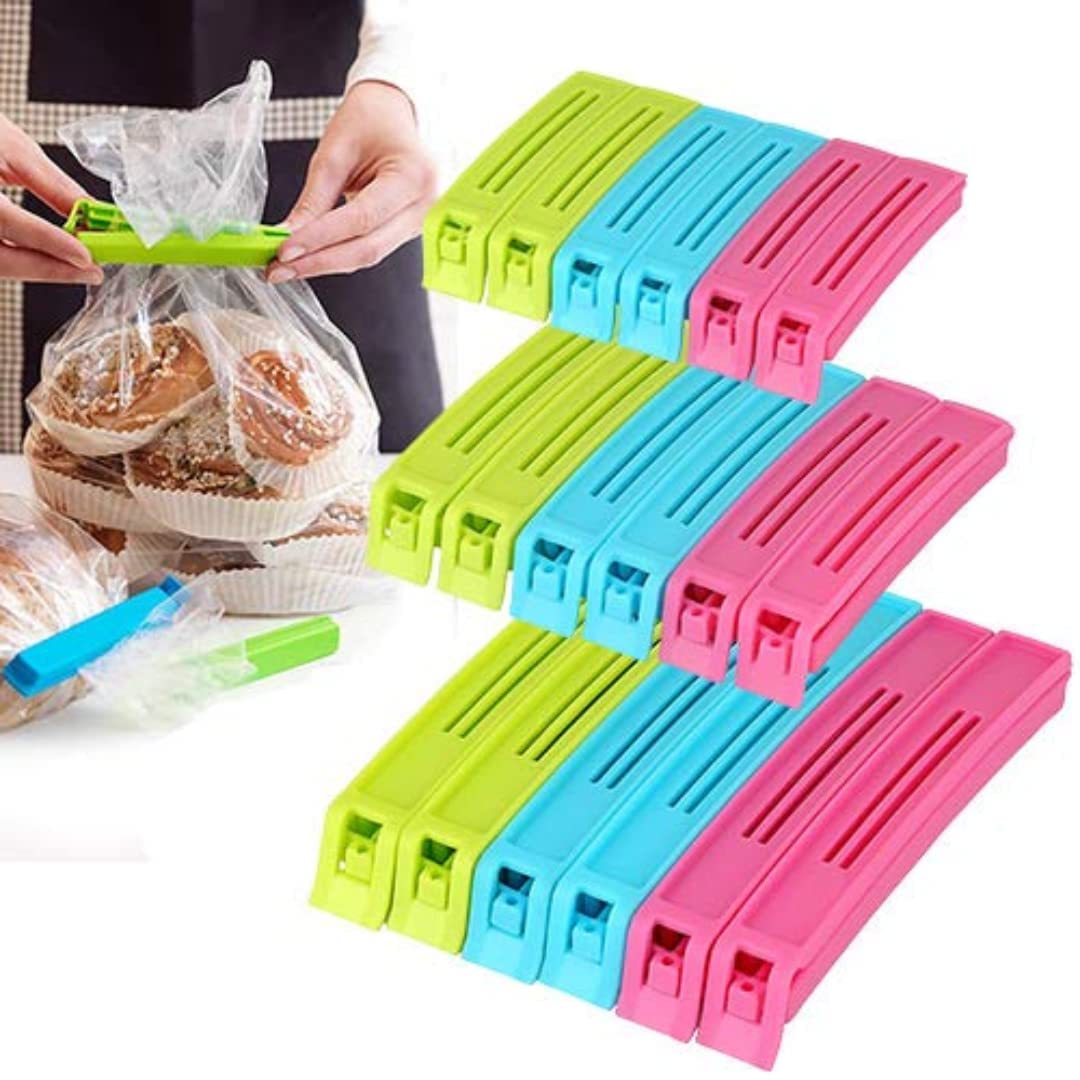 Leawall Multipurpose Food Snack Storage Clips Plastic, Packet Sealing ...