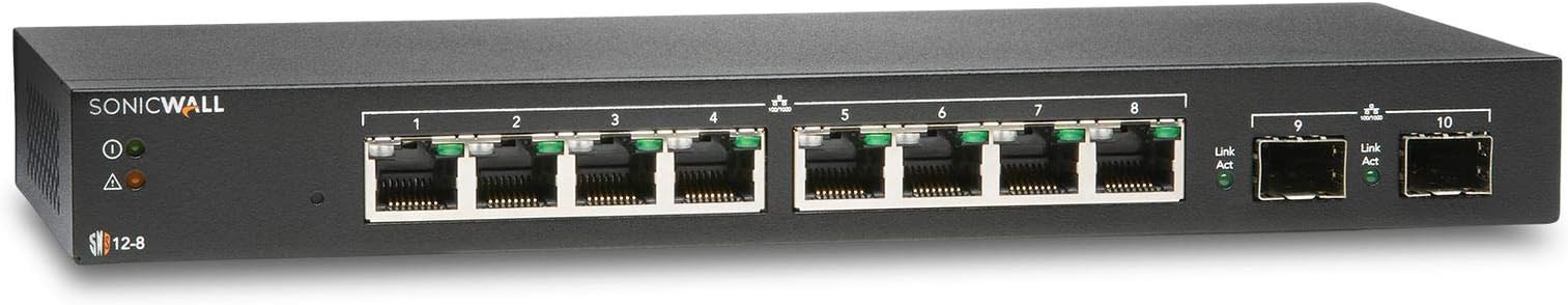 Amazon.com: SonicWall SWS12-8 Network Security Switch (02-SSC-2462 ...