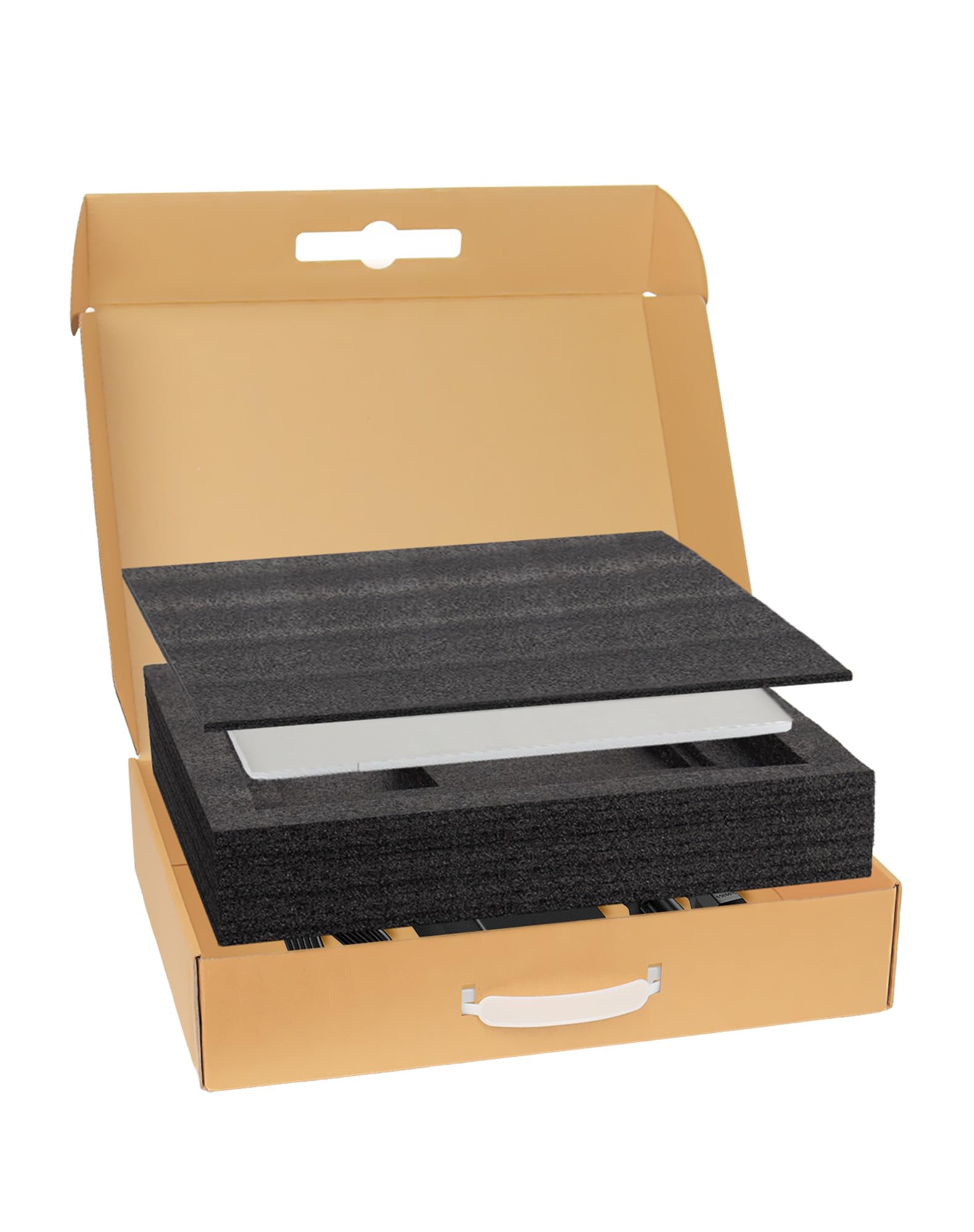 Amazon.com: DERZIFUN Laptop Shipping Boxes with Foam, Medium Cardboard ...