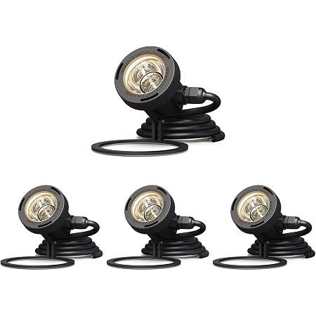 Amazon.com: GOODSMANN Landscape Lighting 4PK Pond Lights Led Underwater ...