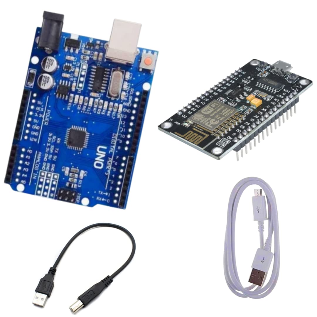 Pnectron Uno Atmega328p and NodeMCU ESP8266 v3 Combo Pack: The Ultimate ...
