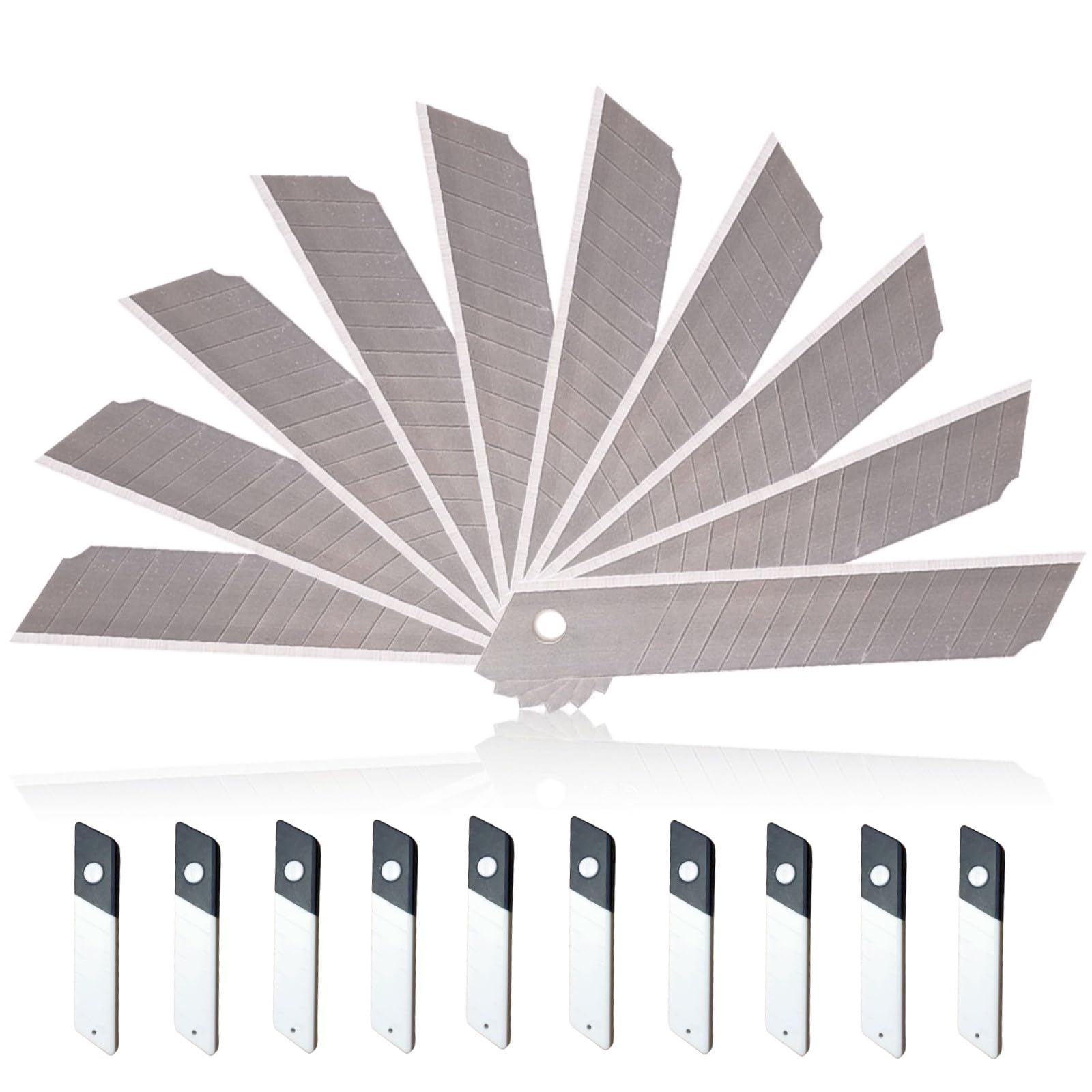 18mm Snap Off Blades, SK5 Heavy-Duty Replacement Blades, 100-Pack ...