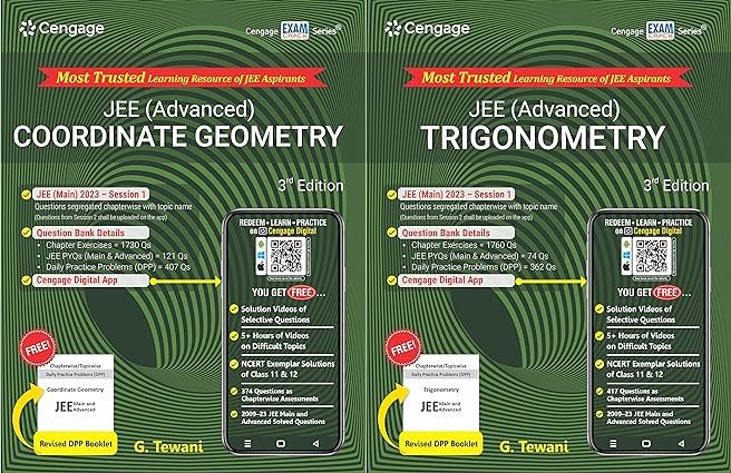 Buy CENGAGE COMBO SET FOR 2 BOOKS Coordinate Geometry & Trigonometry ...