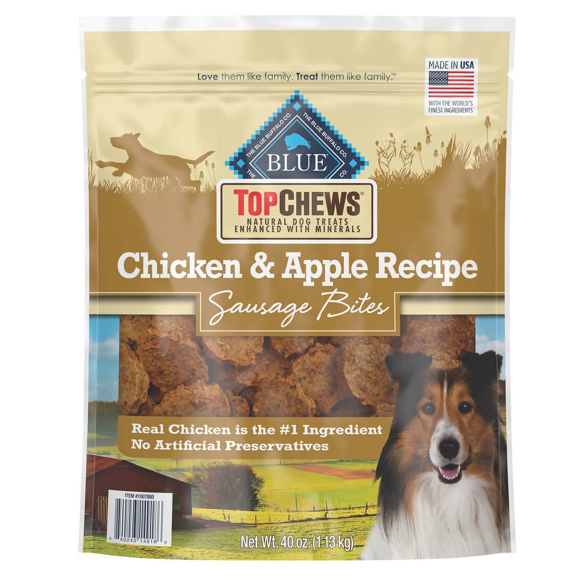 Amazon.com : Generic (Pack of 1) Top Chews Chicken & Apple Recipe 100% ...
