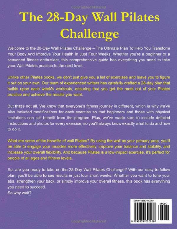 Wall Pilates Workouts: The Ultimate Guide to the 28 Day Wall Pilates ...