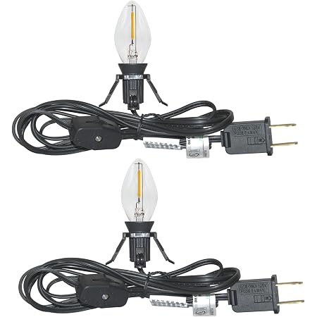 Creative Hobbies Large Ceramic Christmas Tree Wiring Kit with 3.5 Watt ...