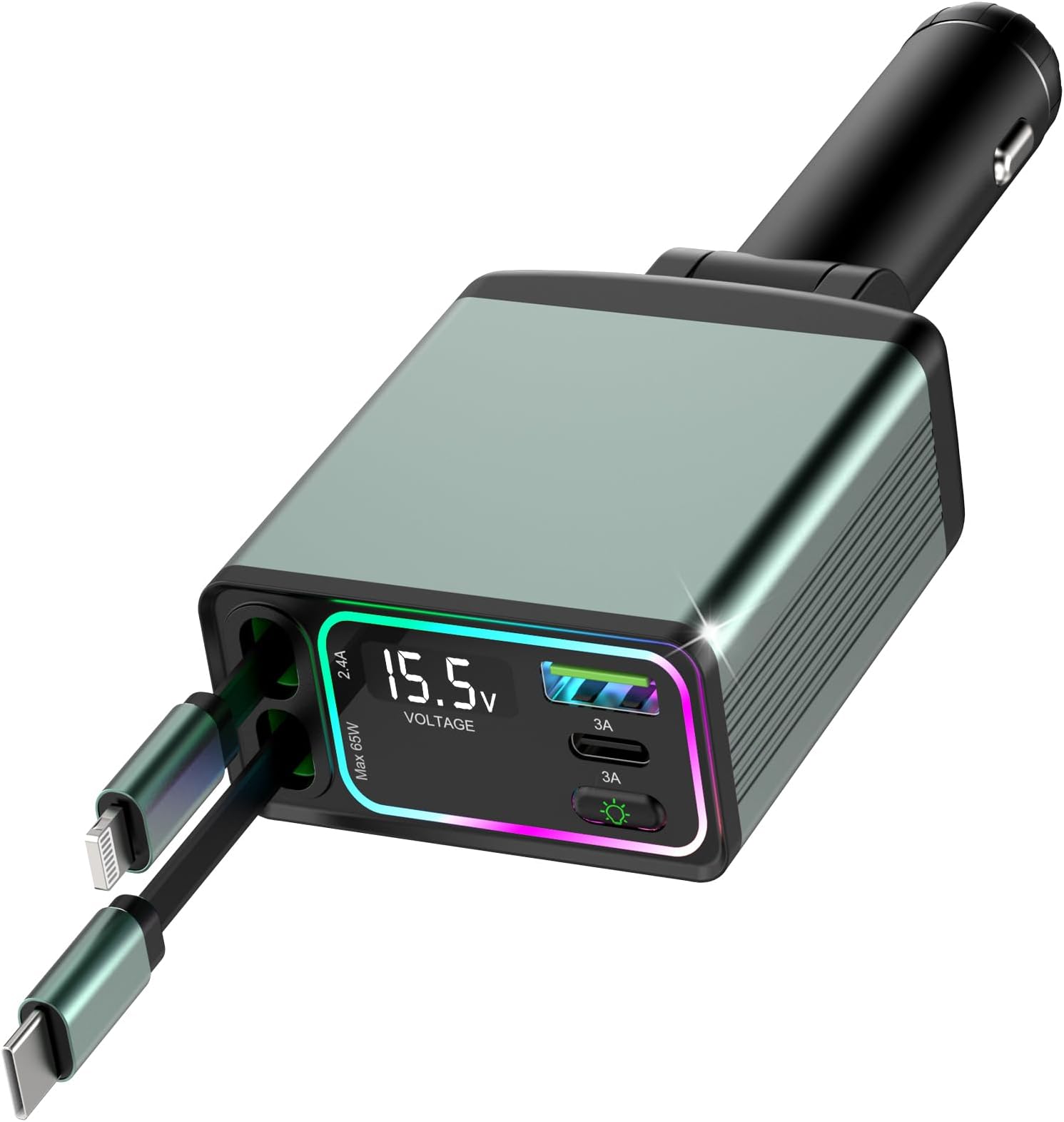 Amazon.com: Uber Accessories for Car 3 in 1 Backseat Car Charging ...