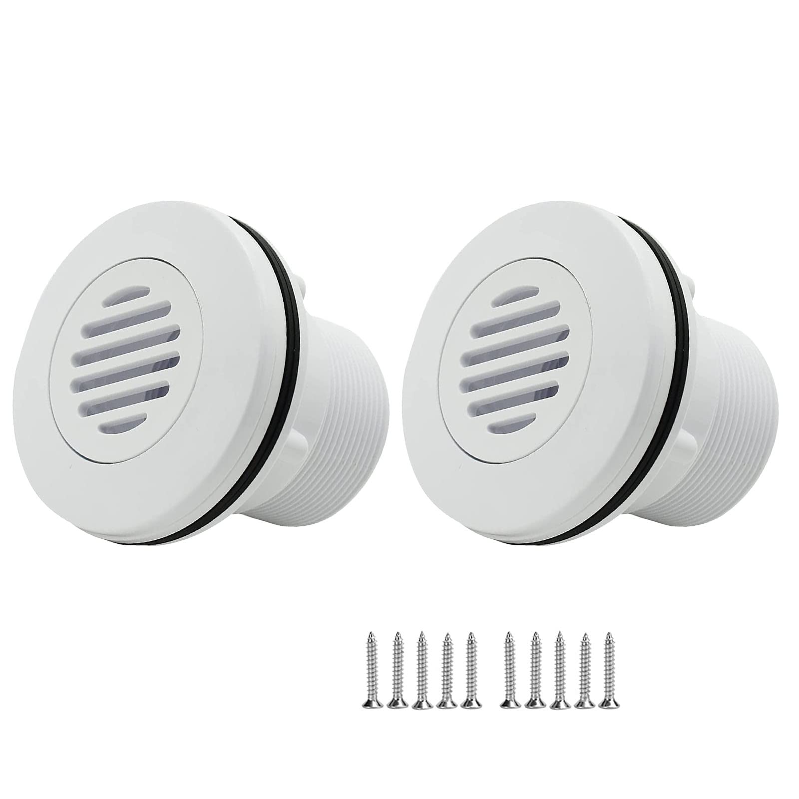 Amazon.com: 2 Pack Threaded Inlet Strainer Kit, Stock Tank Pool ...