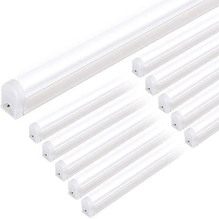 (Pack of 12) Barrina LED T5 Integrated Single Fixture, 4FT, 2200lm ...