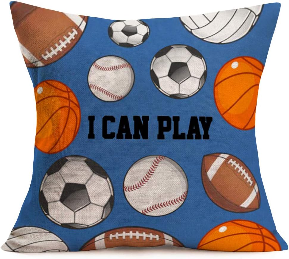 Amazon.com: Easternproject Inspirational Sports Pillow Covers ...