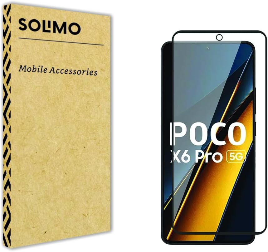 Amazon Brand - Solimo Edge-to-Edge Tempered Glass Screen Protector for ...