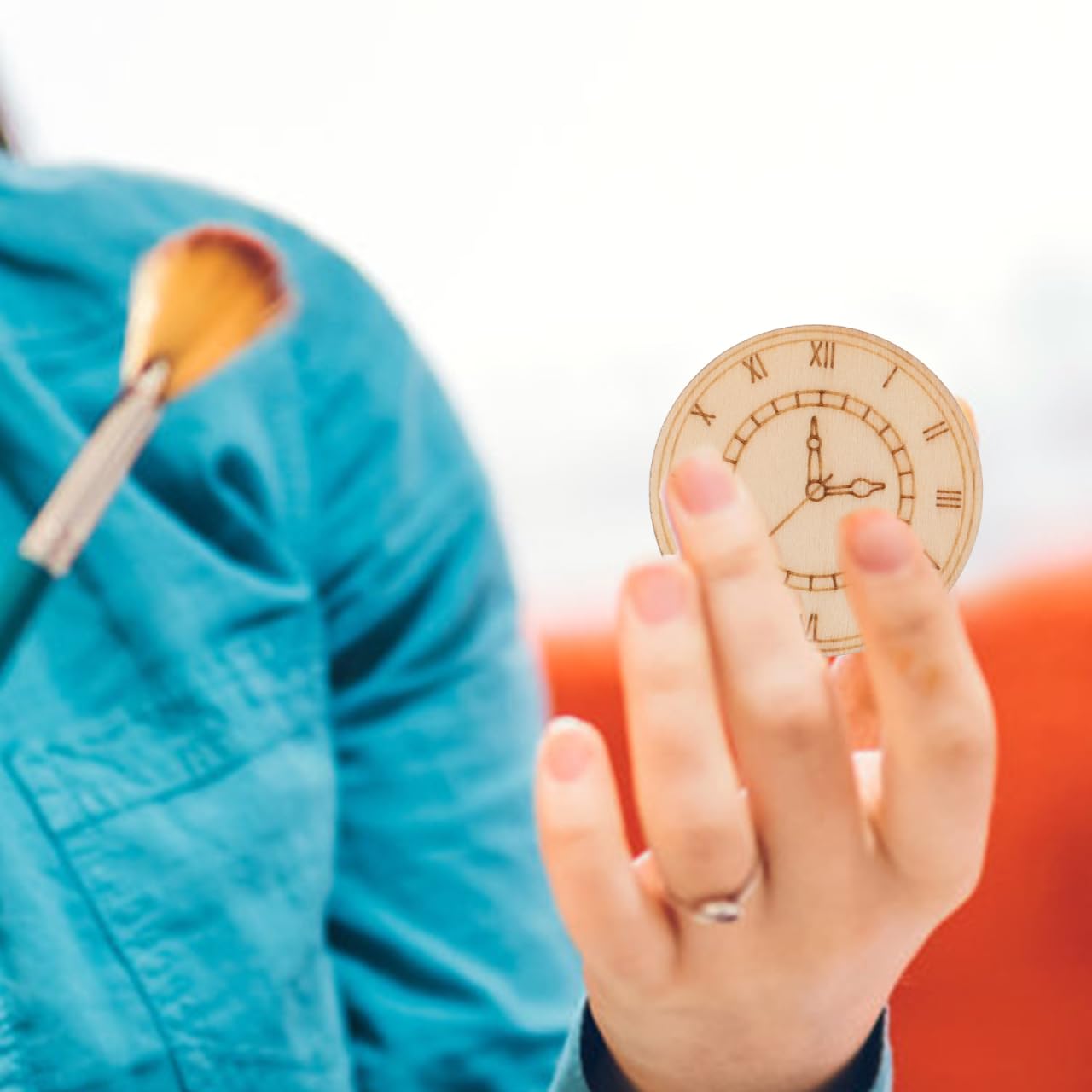 16pcs Wood Clock Cutouts, DIY Paintable Blank Wooden Pieces, Unfinished ...