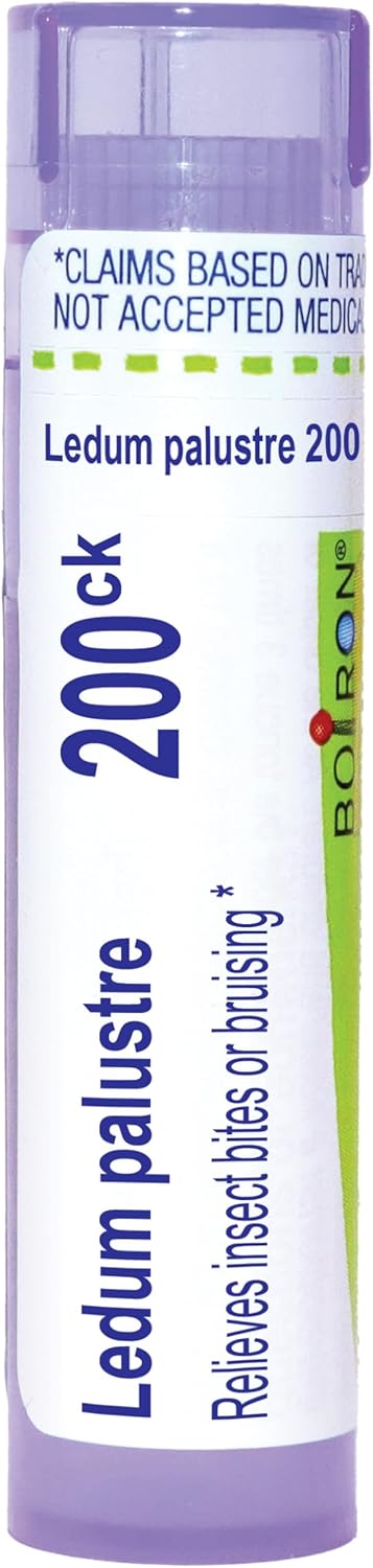 Amazon.com: Boiron Ledum Palustre 200Ck Homeopathic Medicine for Insect ...
