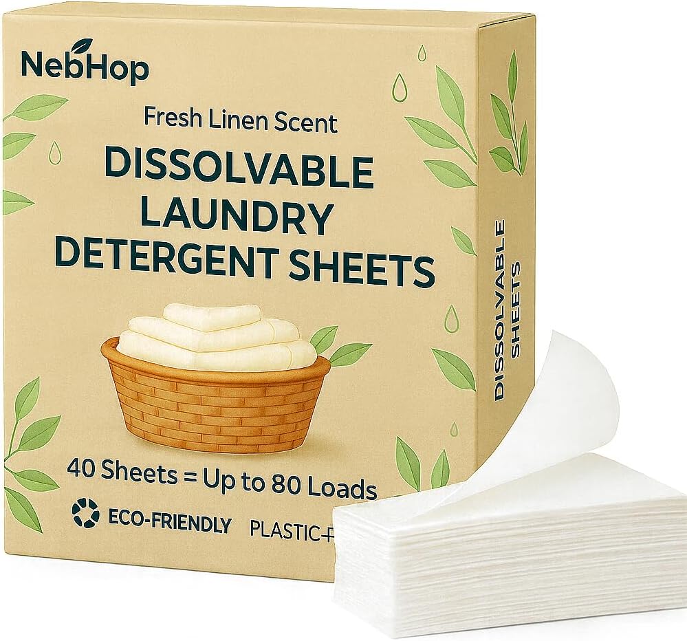 Amazon.com: Eco Friendly Laundry Detergent Sheets – Biodegradable ...