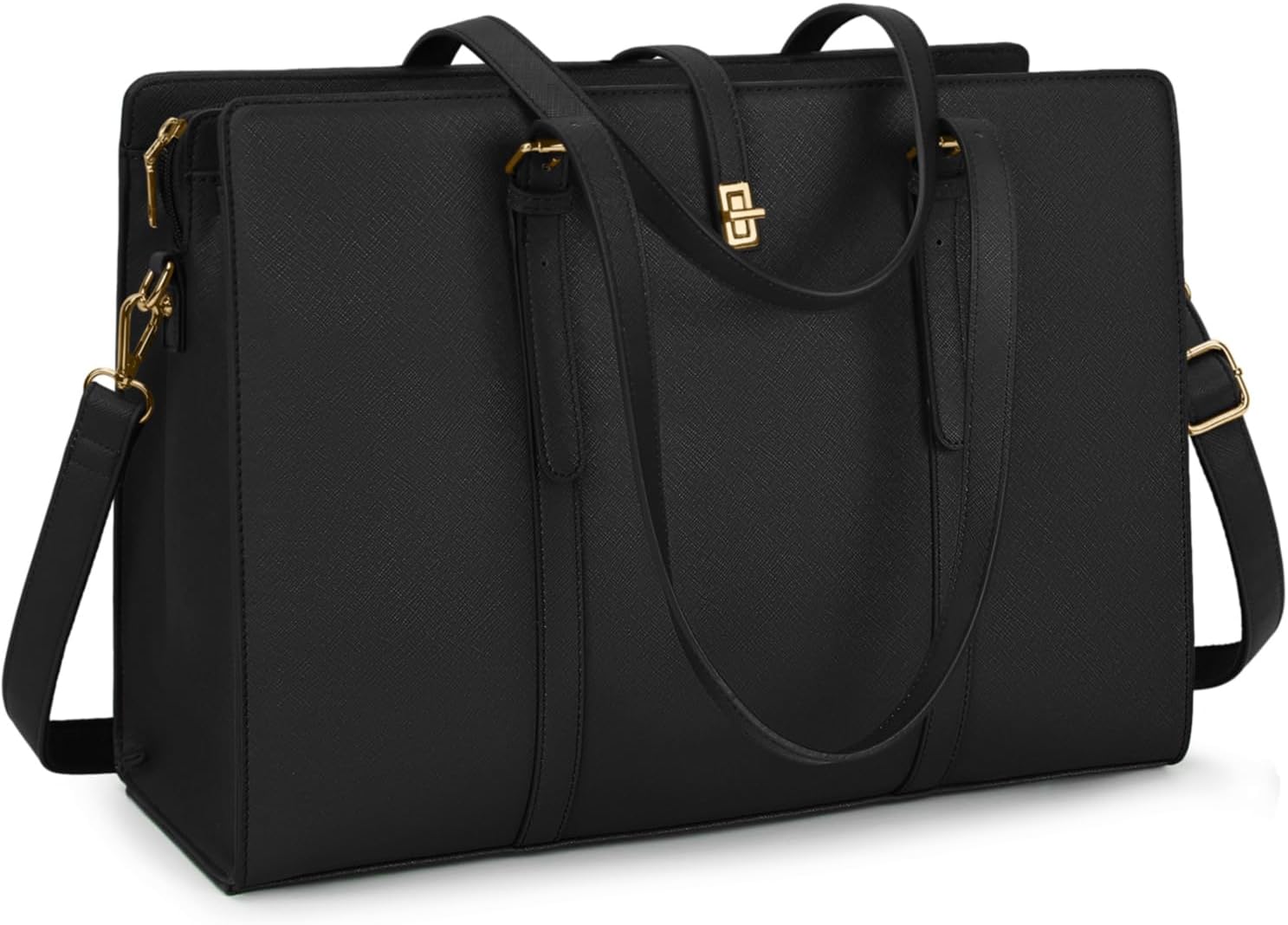 IGOLUMON Laptop Bags for Women 15.6 Inch Ladies Tote Bag Large Leather ...