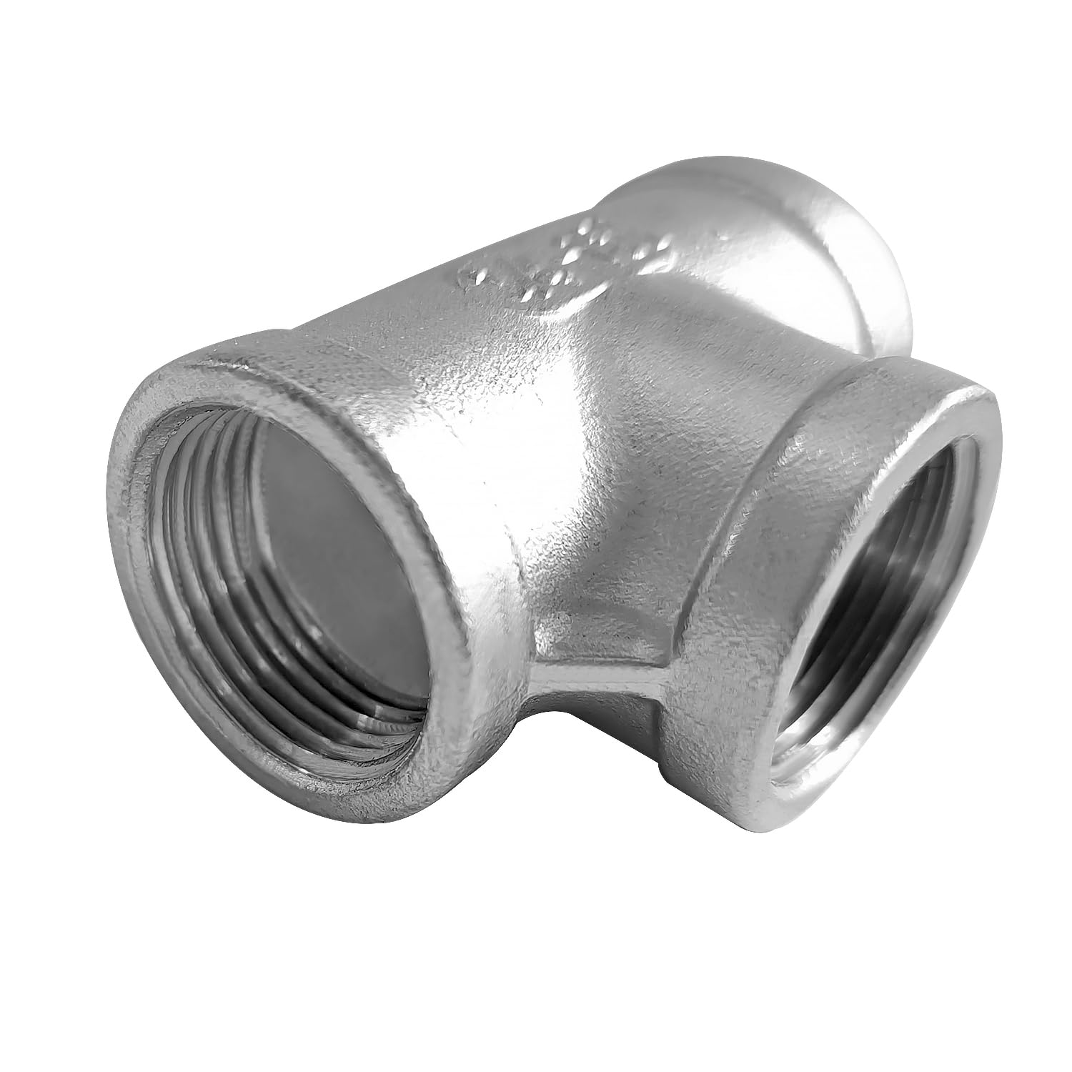 Snapklik.com : Stainless Steel Tee Pipe Fitting 3/4" X 3/4" X 3/4" NPT ...