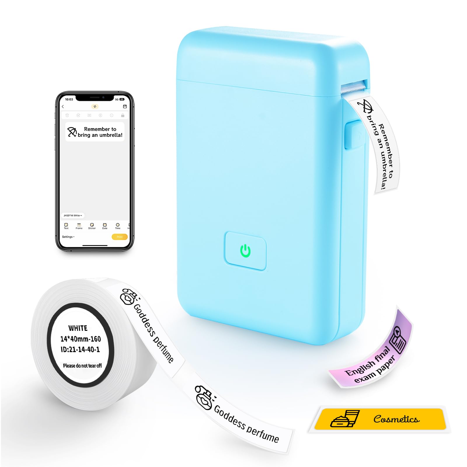 Amazon.com : vretti Label Maker Machine with Tape, HP2 Portable ...