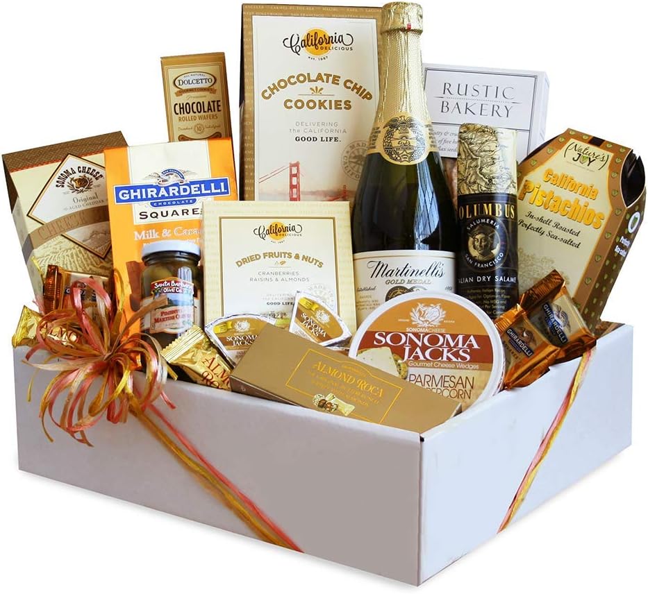 Amazon.com: Hazel & Creme Biscotti Gift Baskets - Cookie Food Basket ...