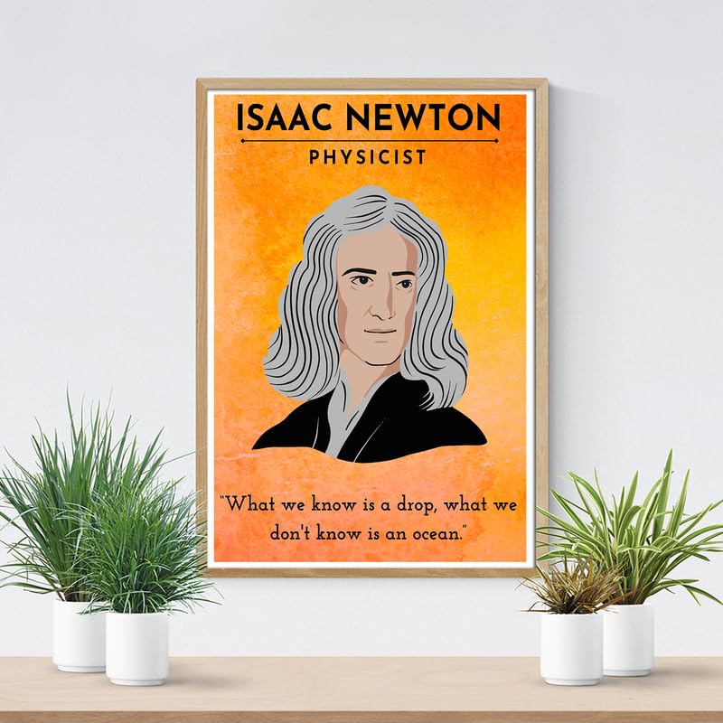Cita De Isaac Newton Cómo, A Pesar De Ser Un Genio, Isaac Newton