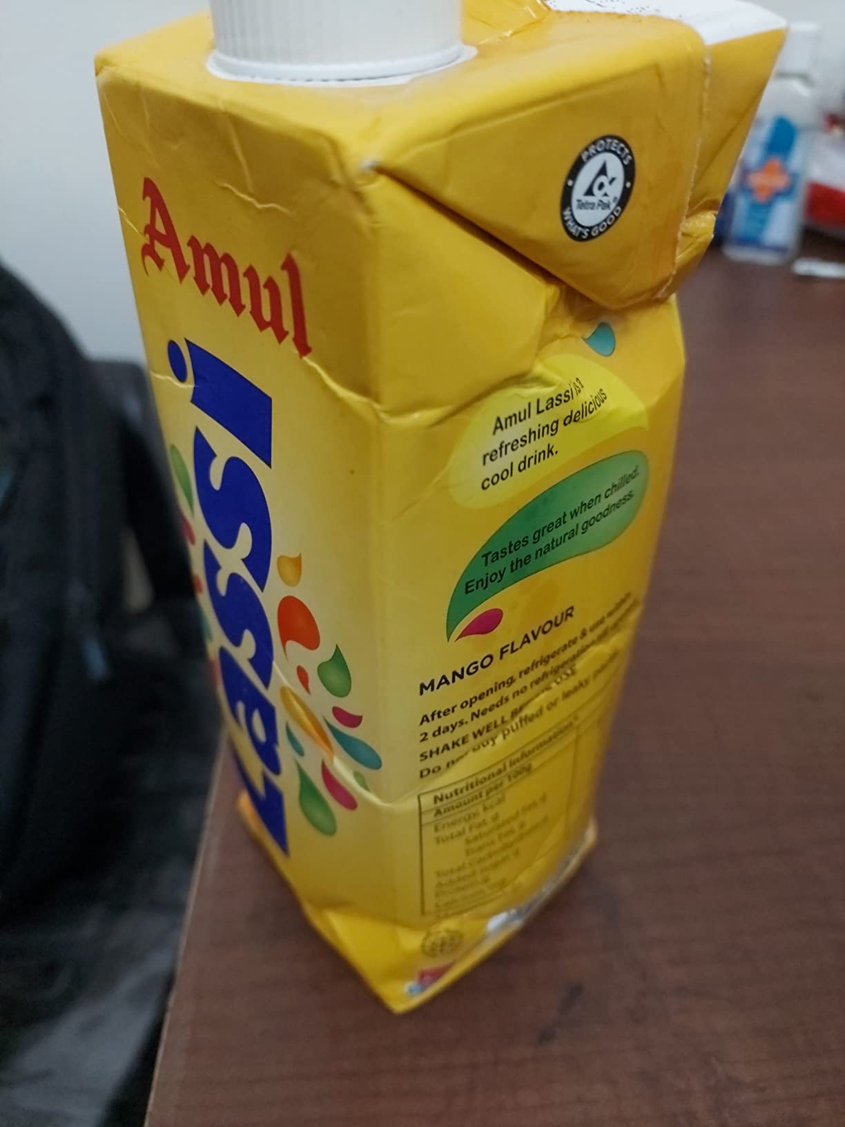 Amul Mango Lassi, 1L Tetra Pack : Amazon.in: Grocery & Gourmet Foods