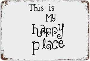 Amazon.com: This is My Happy Place Sign Happy Place Sign Signs with ...