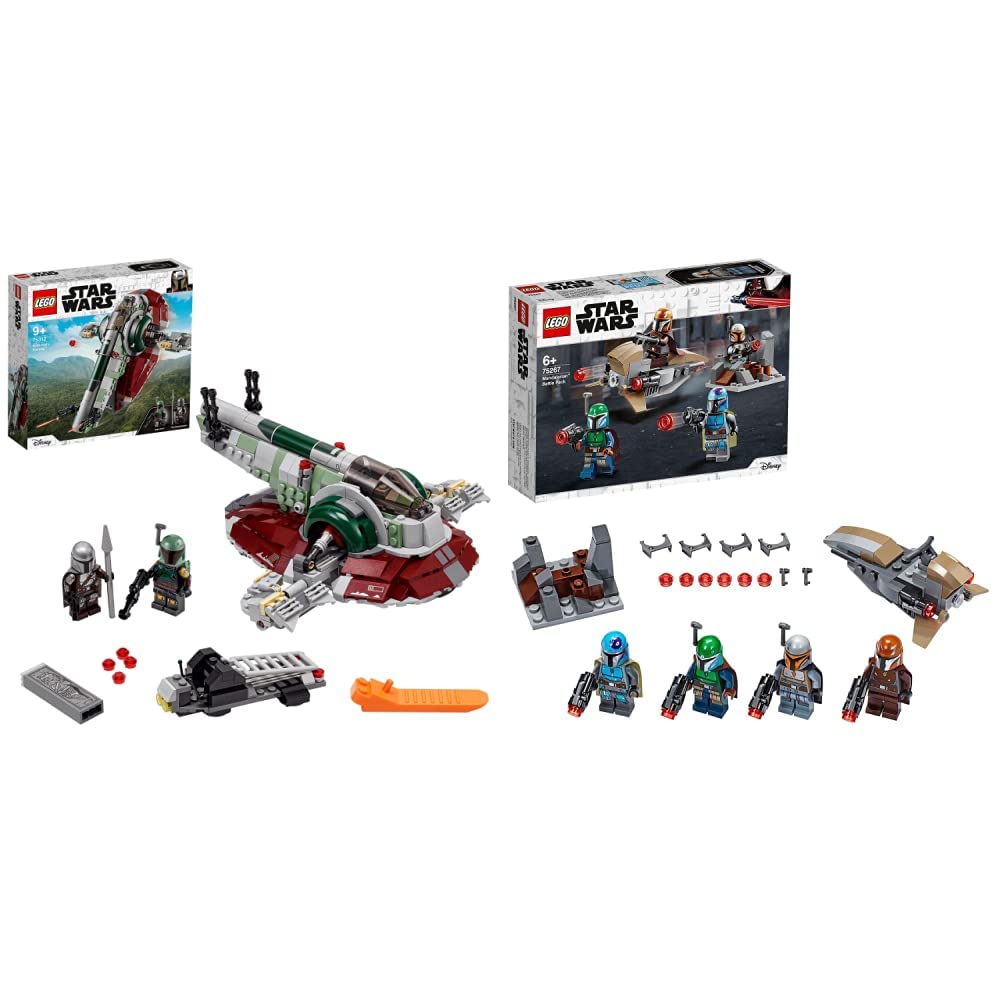 Lego 75312 Star Wars Boba Fetts Starship Building Toy For Kids ...