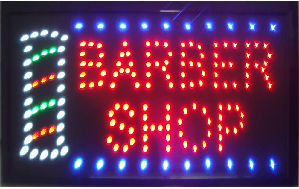Amazon.com: CHENXI Hair Cut Barber Shop Store neon Signs 48X25 CM ...
