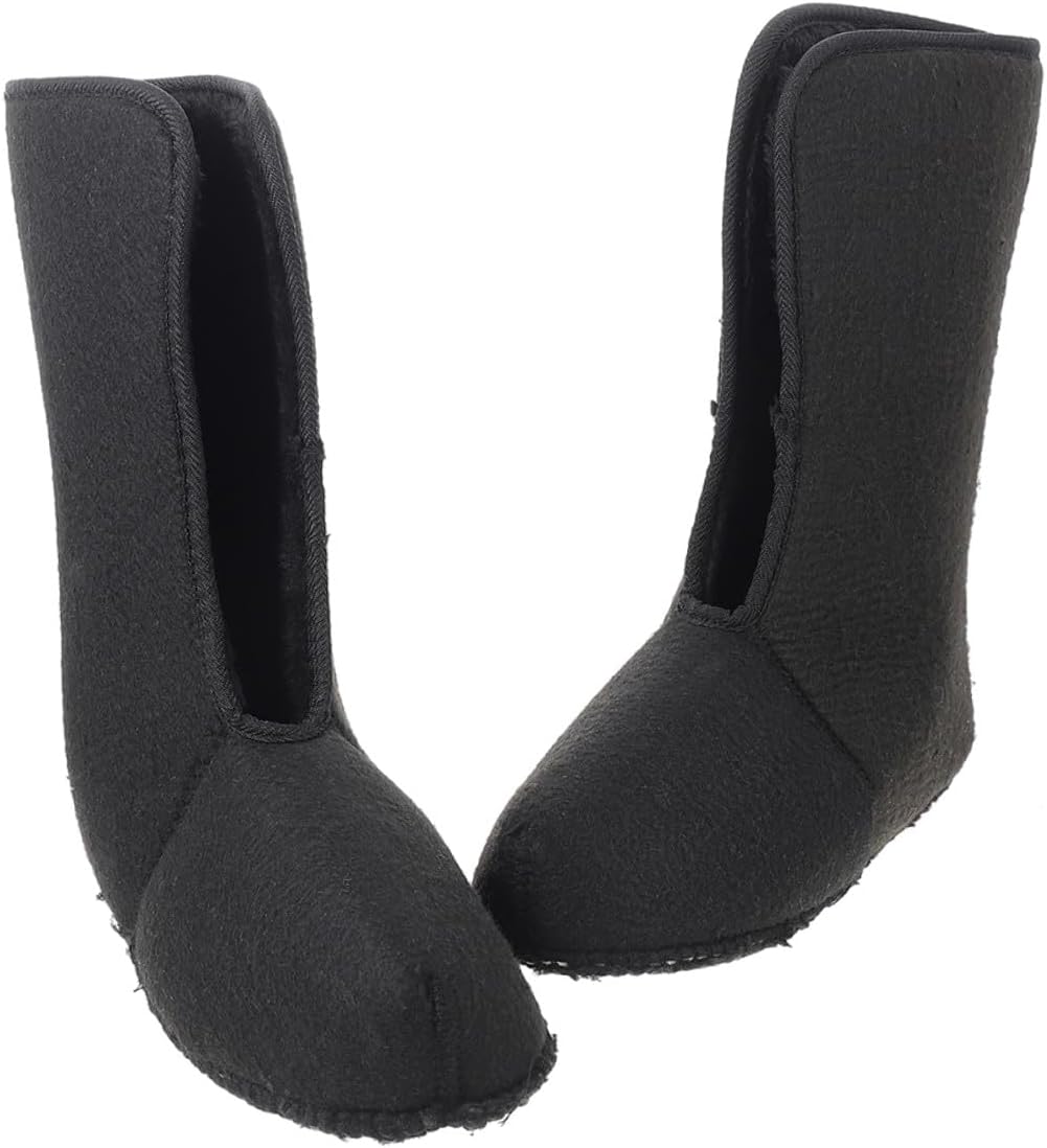 Cabilock Insulated Men's Winter Boot Liners Fleece-Lined Soft Warm Shoe ...