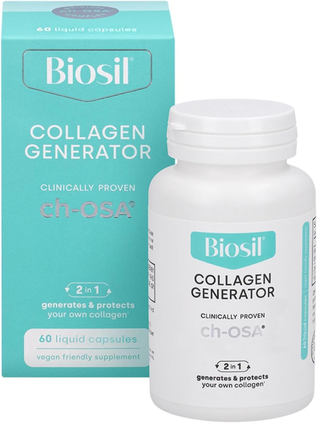 Amazon.com: Biosil Collagen Generator - 120 Original Capsules - with ...