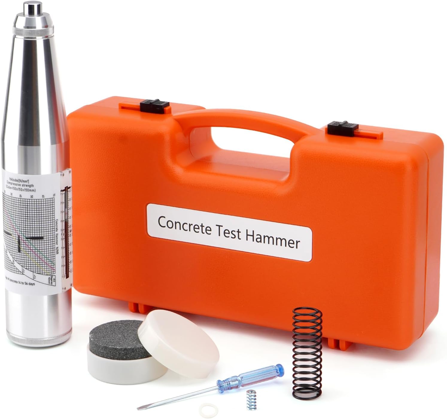 Concrete Rebound Hammer, Concrete Hammer Tester, 10-60Mpa (1450-8702psi ...