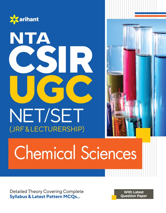 Buy Arihant NTA CSIR UGC NET 1 Book 2024/SET (JRF & Lecturership) Chemical Sciences Book Online ...