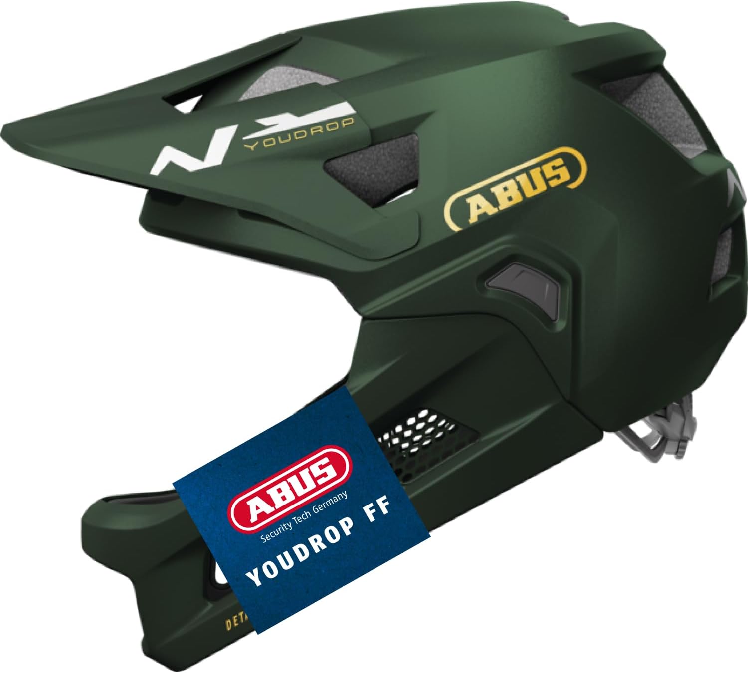 ABUS MTB-Helm YouDrop FF - Fullface-Helm für Kinder und Jugendliche ...