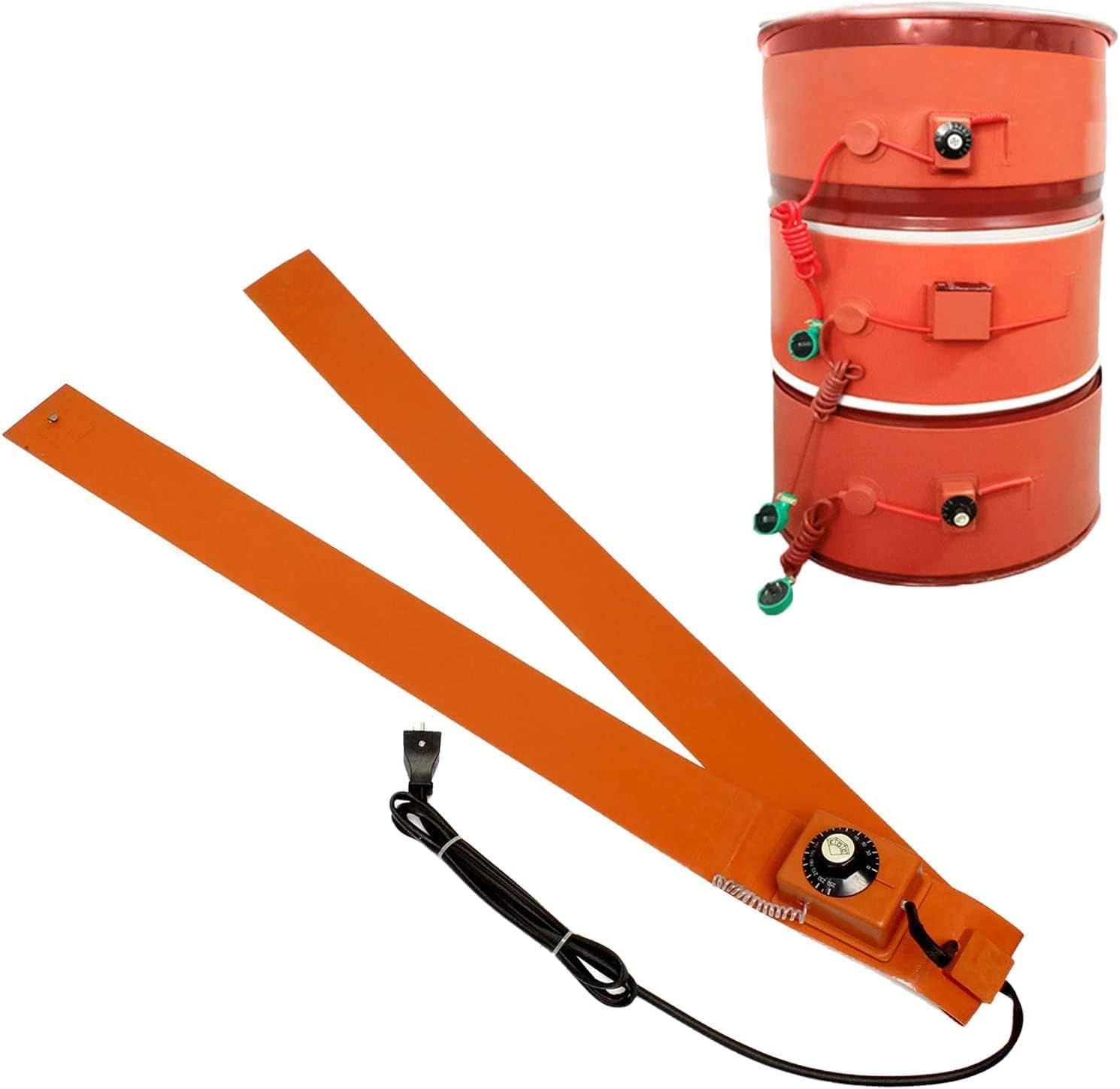 Amazon.com: Metal Oil Drum Heater Silicone Drum HeaterWaterproof ...