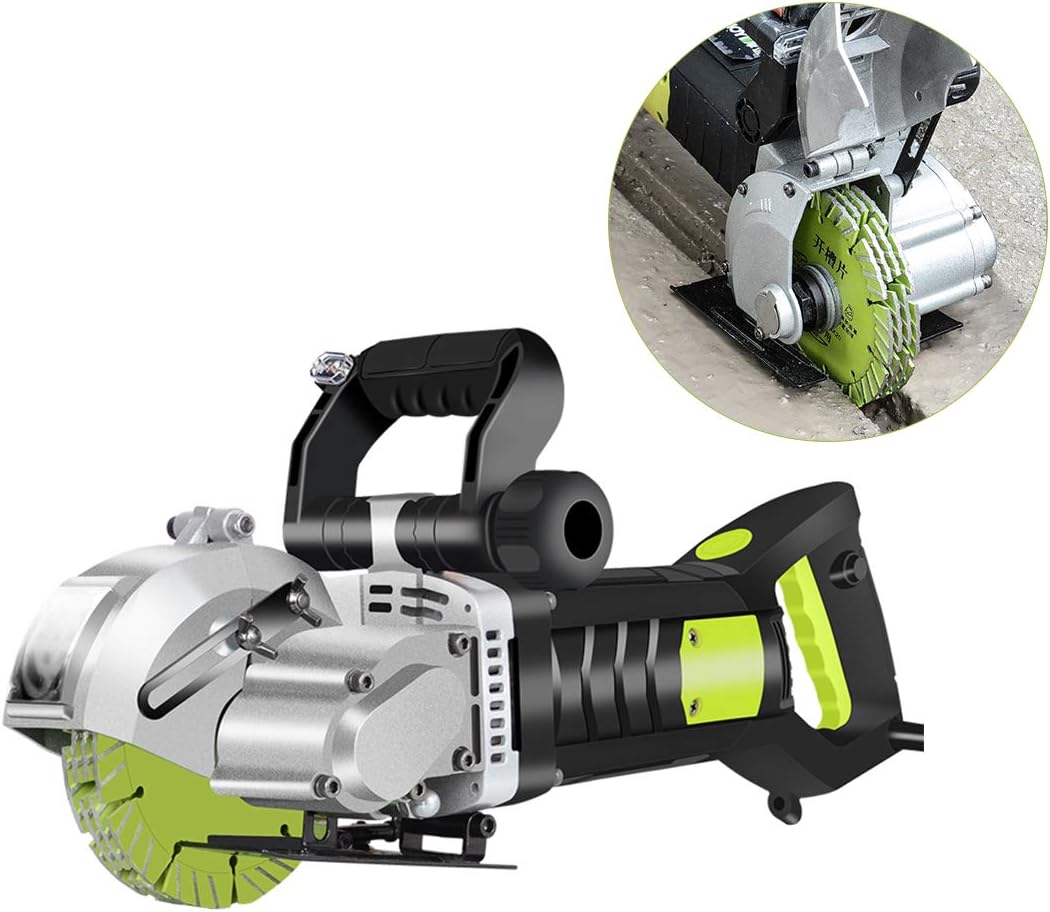 Electric Wall Chaser Machine 4800W Wall Groove Cutting Machine 0-5000r ...