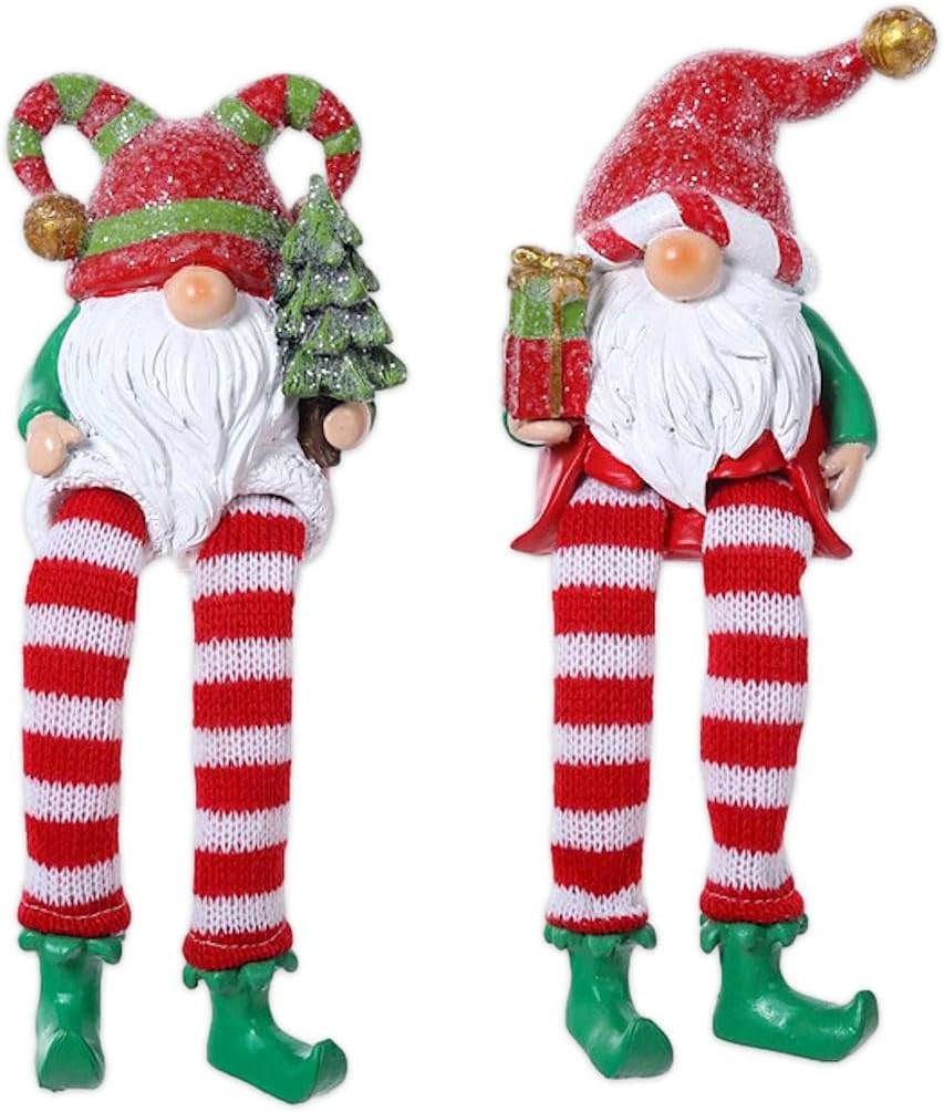 Amazon.com: The Bridge Collection Elf Gnome Figurines - Set of 2 ...