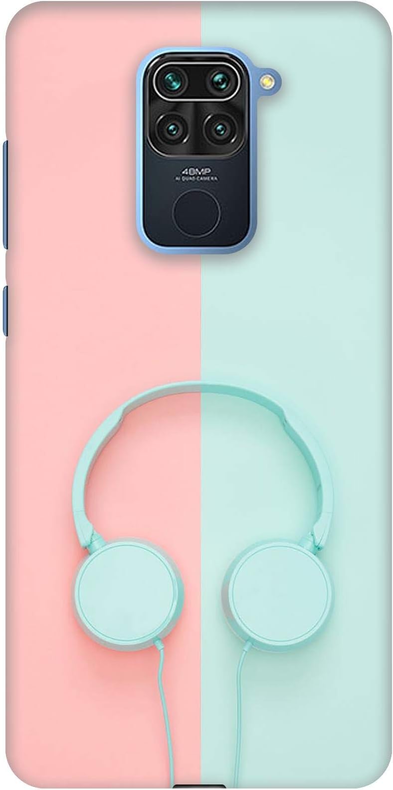 Amazon Brand - Solimo Hard Back Cover for Mi Redmi Note 9 (Plastic ...