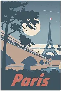 Vintage Travel Poster Paris