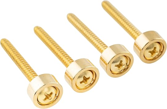 Amazon.com: Musiclily Pro 12mm Steel Guitar Neck Mounting Ferrules Neck ...