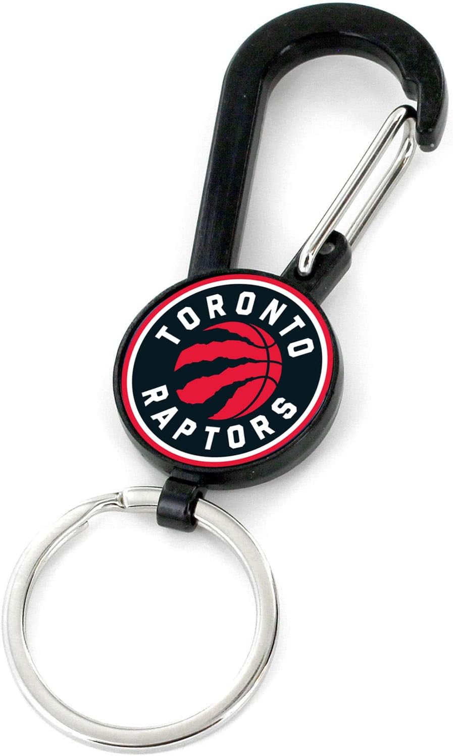 Amazon.com : Aminco NBA Toronto Raptors Metal Carabiner Keychain Small ...