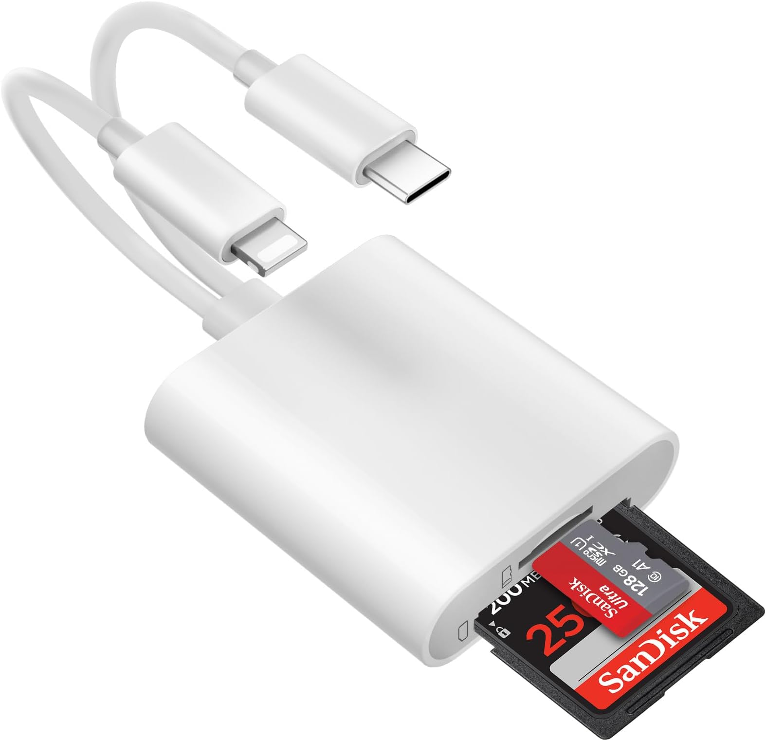 Loydia SD Card Reader, 2 in 2 USB C to Micro-SD Card Viewer Reader ...