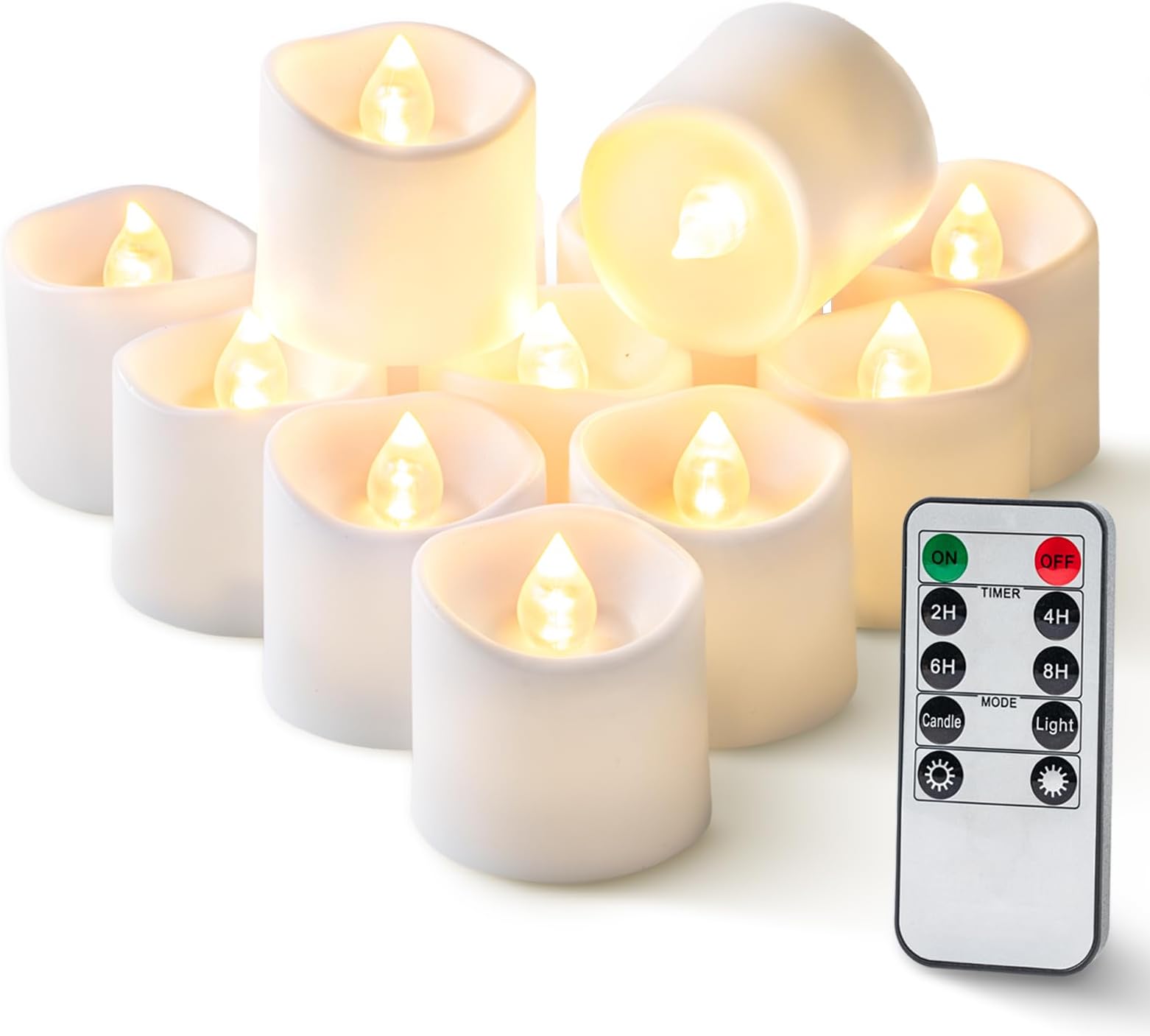Amazon.com: Candle Choice Flameless Candles Battery Operated LED ...