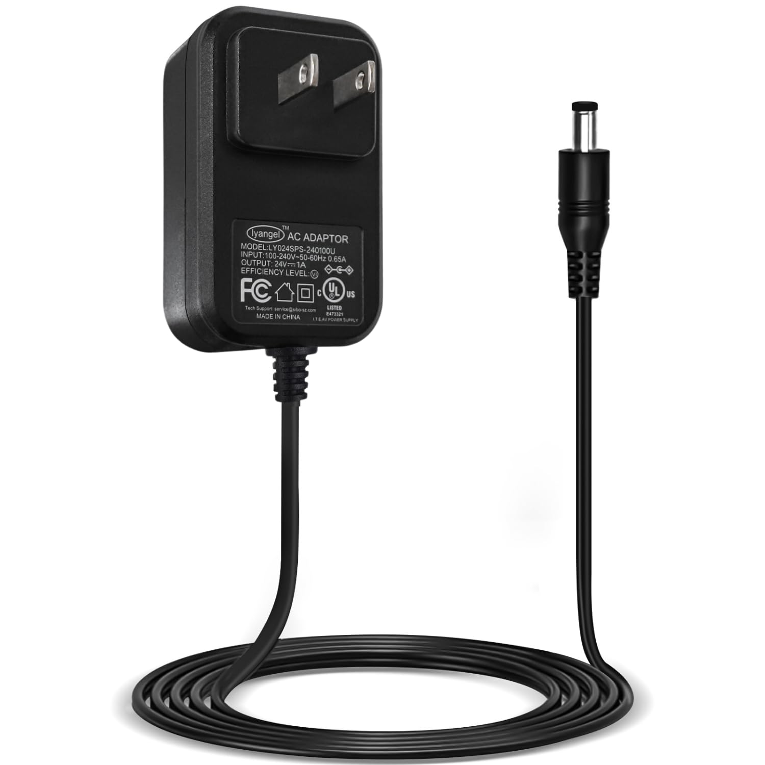 Amazon.com: 24W AC Adapter-24V 1A Power Supply,AC/DC Adapter 100-240v ...